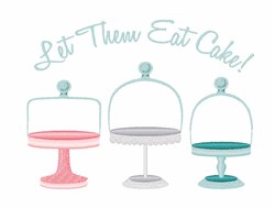 Eat Cake Embroidery Design | EmbroideryDesigns.com
