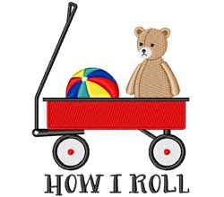 How I Roll Embroidery Design | EmbroideryDesigns.com