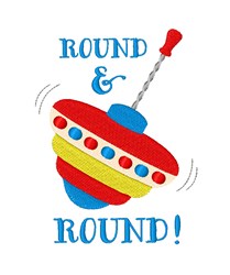 Round & Round Embroidery Design | EmbroideryDesigns.com