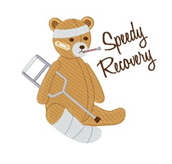 Speedy Recovery Embroidery Design | EmbroideryDesigns.com