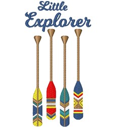Little Explorer Embroidery Design | EmbroideryDesigns.com