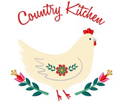 Country Kitchen Embroidery Design | EmbroideryDesigns.com