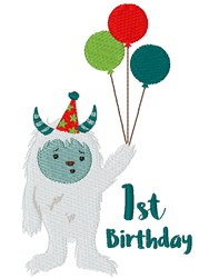 First Birthday Embroidery Design | EmbroideryDesigns.com