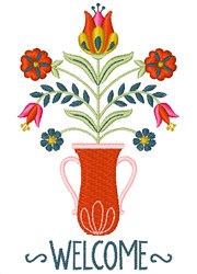 Welcome Embroidery Design | EmbroideryDesigns.com