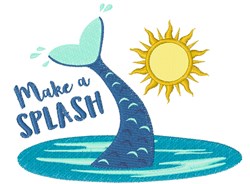 Make A Splash Embroidery Design | EmbroideryDesigns.com