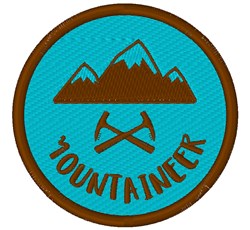 Mountaineer Embroidery Design | EmbroideryDesigns.com