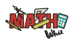 Math Whiz Embroidery Design | EmbroideryDesigns.com