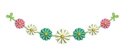 Daisy Chain Embroidery Design | EmbroideryDesigns.com
