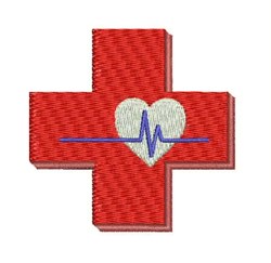 Medical Emergency Cross Embroidery Design | EmbroideryDesigns.com