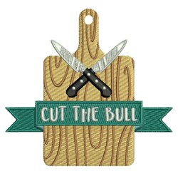 Cut The Bull Embroidery Design | EmbroideryDesigns.com