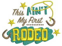 My First Rodeo Embroidery Design | EmbroideryDesigns.com