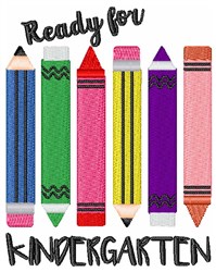 Kindergarten Ready Embroidery Design | EmbroideryDesigns.com