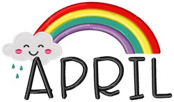 April Embroidery Design | EmbroideryDesigns.com