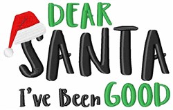 Dear Santa Embroidery Design | EmbroideryDesigns.com