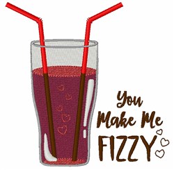 You Make Me Fizzy Embroidery Design | EmbroideryDesigns.com