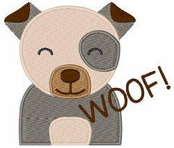 Woof! Embroidery Design | EmbroideryDesigns.com
