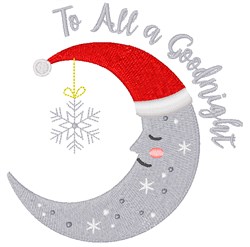 To All A Goodnight Embroidery Design | EmbroideryDesigns.com