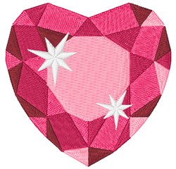Valentine Ruby Embroidery Design | EmbroideryDesigns.com