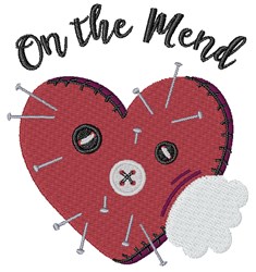 On The Mend Embroidery Design | EmbroideryDesigns.com