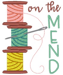 On The Mend Embroidery Design | EmbroideryDesigns.com