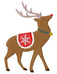 Rudolph The Reindeer Embroidery Design | EmbroideryDesigns.com