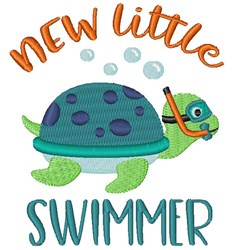 New Swimmer Embroidery Design | EmbroideryDesigns.com