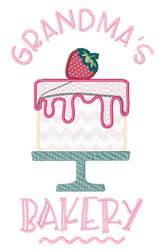 Grandmas Bakery Embroidery Design | EmbroideryDesigns.com