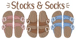 Stocks & Socks Embroidery Design | EmbroideryDesigns.com