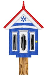 Free Library Box Embroidery Design | EmbroideryDesigns.com