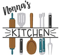 Nonnas Kitchen Embroidery Design | EmbroideryDesigns.com