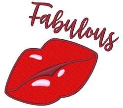 Fabulous Kiss Embroidery Design | EmbroideryDesigns.com