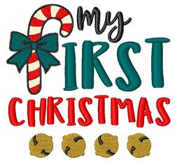 First Christmas Embroidery Design | EmbroideryDesigns.com