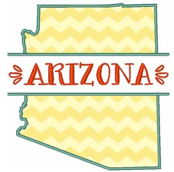Arizona State Embroidery Design | EmbroideryDesigns.com