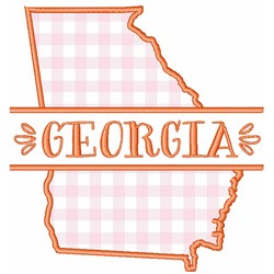 Georgia State Embroidery Design | EmbroideryDesigns.com