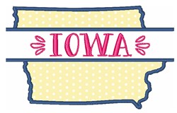 Iowa State Embroidery Design | EmbroideryDesigns.com
