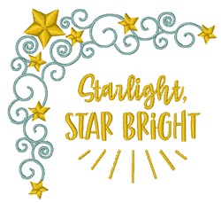 Starlight Embroidery Design | EmbroideryDesigns.com