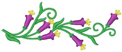 Floral Vine Embroidery Design | EmbroideryDesigns.com