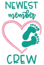 Newest Member Embroidery Design | EmbroideryDesigns.com