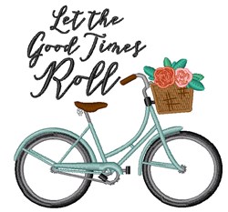 Good Times Roll Embroidery Design | EmbroideryDesigns.com