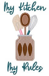 My Kitchen Embroidery Design | EmbroideryDesigns.com