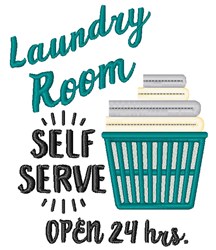 Laundry Room Embroidery Design | EmbroideryDesigns.com