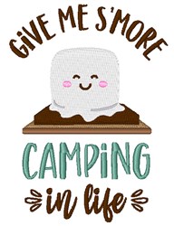 Smore Camping Embroidery Design | EmbroideryDesigns.com