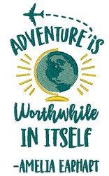 Worthwhile Adventure Embroidery Design | EmbroideryDesigns.com
