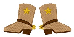 Cowboy Boots Embroidery Design | EmbroideryDesigns.com
