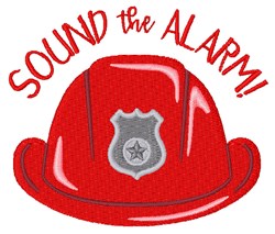 Sound The Alarm Embroidery Design | EmbroideryDesigns.com