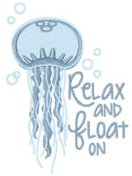 Relax And Float Embroidery Design | EmbroideryDesigns.com