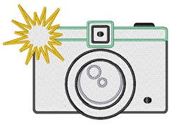 Camera Embroidery Design | EmbroideryDesigns.com