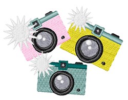 Cameras Embroidery Design | EmbroideryDesigns.com