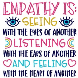 Empathy Embroidery Design | EmbroideryDesigns.com