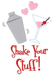 Shake Your Stuff Embroidery Design | EmbroideryDesigns.com